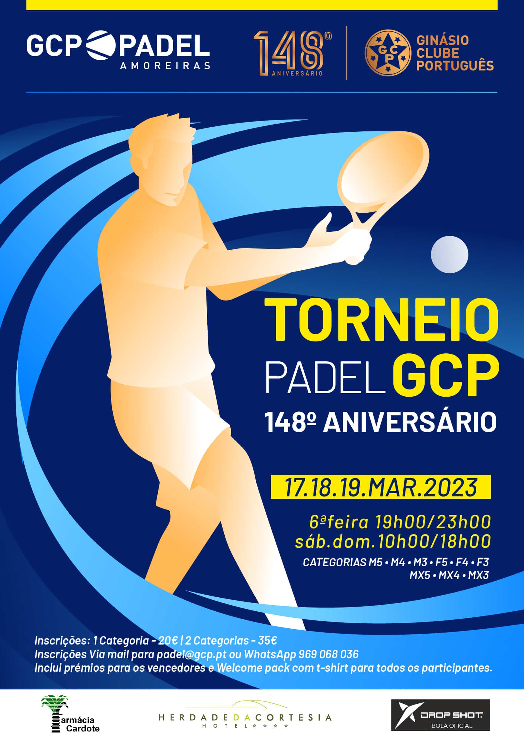 Torneio de Padel - 148º Aniversário GCP - GCP